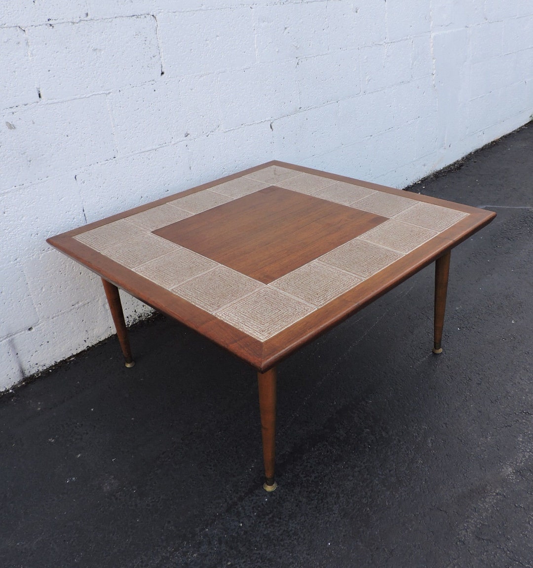 Mid Century Modern Tiled Coffee Table 7022 SHIPPING NOT INCLUDED Please ...