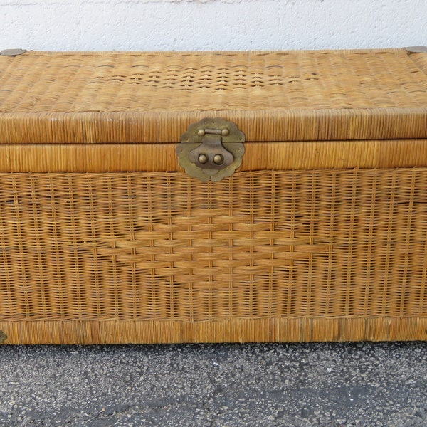 Wicker Trunk - Etsy