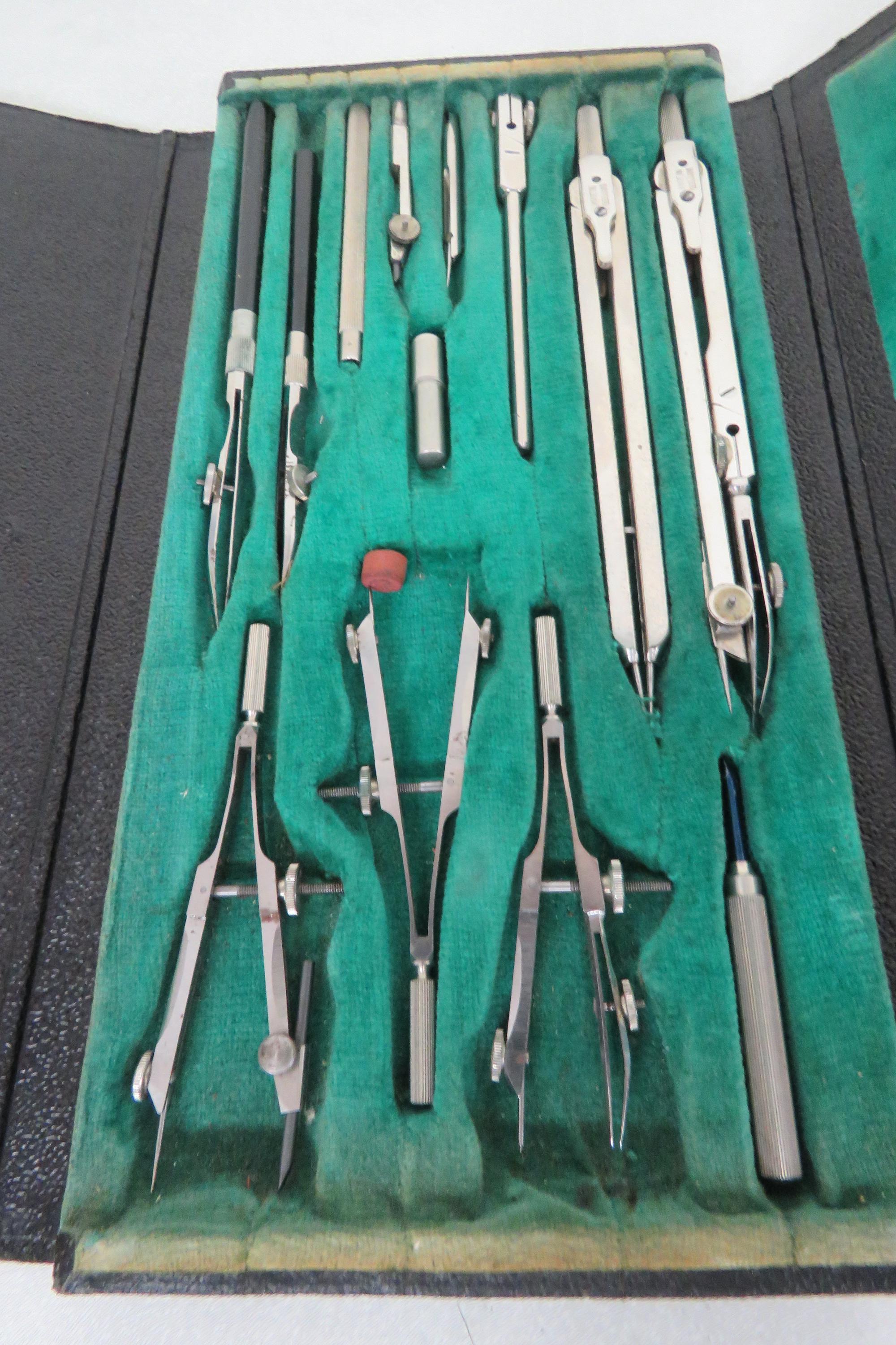 German Drafting Engineering Tool Set in a Case 4350B - Etsy