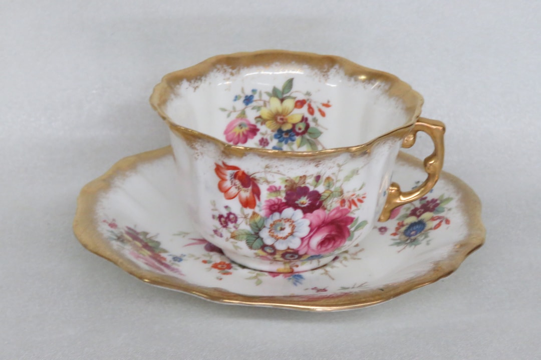 Hammersley Lady Patricia England Bone China Set of Tea Cup and Saucer ...