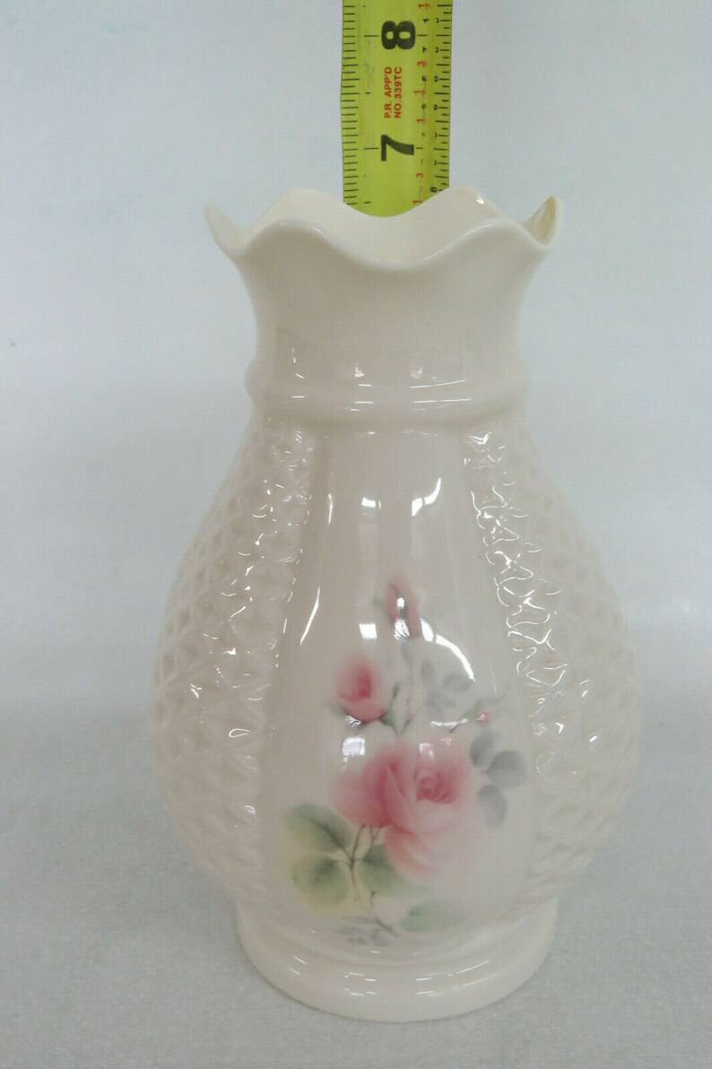Donegal China Irish Parian Rose Pattern Porcelain Vase 2239B | Etsy