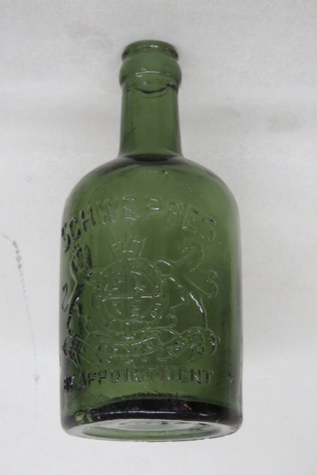 Schweppes Green Glass Bottle Vase No Stopper 3973B - Etsy