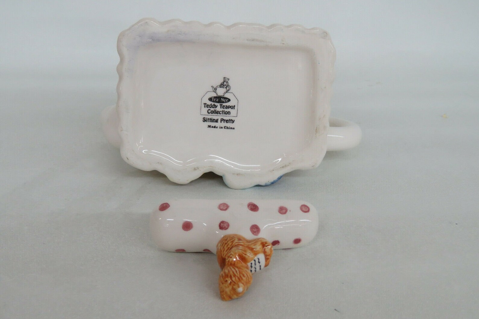 Tea Nee Sitting Pretty Teddy Bear Collection Vintage Teapot 1291B - Etsy