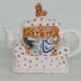 Tea Nee Sitting Pretty Teddy Bear Collection Vintage Teapot 1291B - Etsy