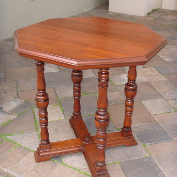 Antique Octagonal Table - Etsy