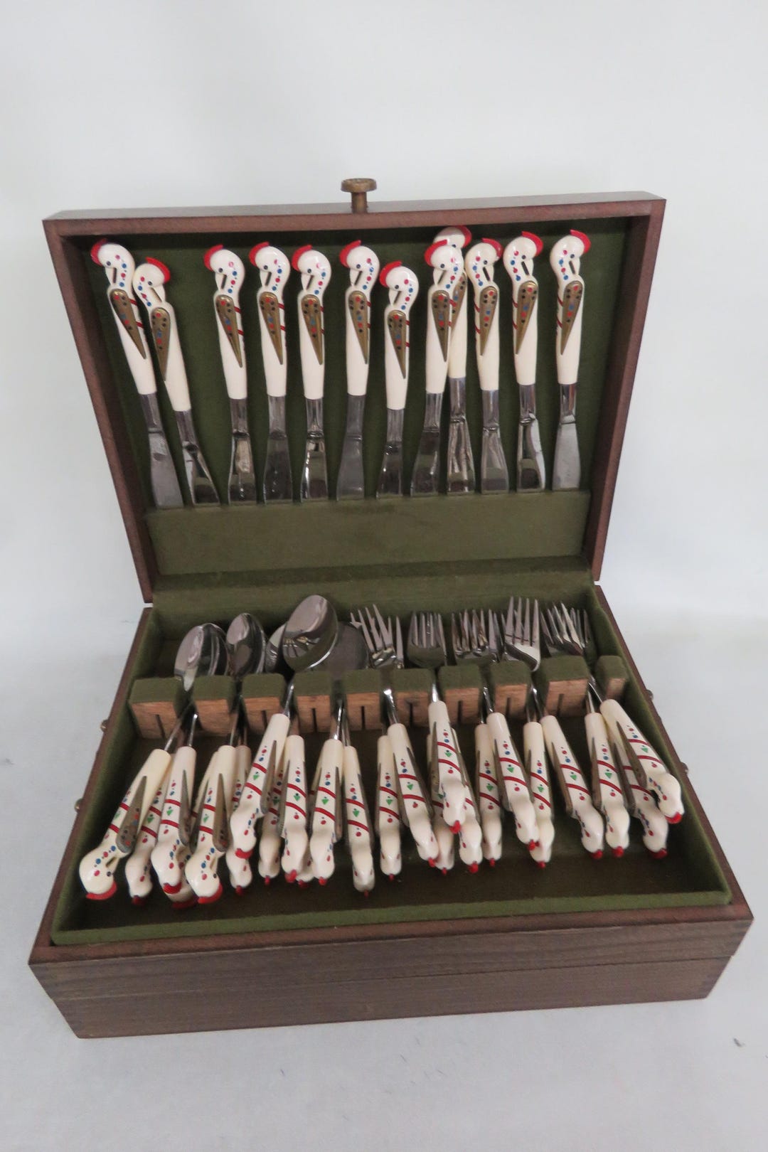 Rostfrei S.A. Haddad Jezzine Style Phoenix Bird Cutlery Flatware in a ...