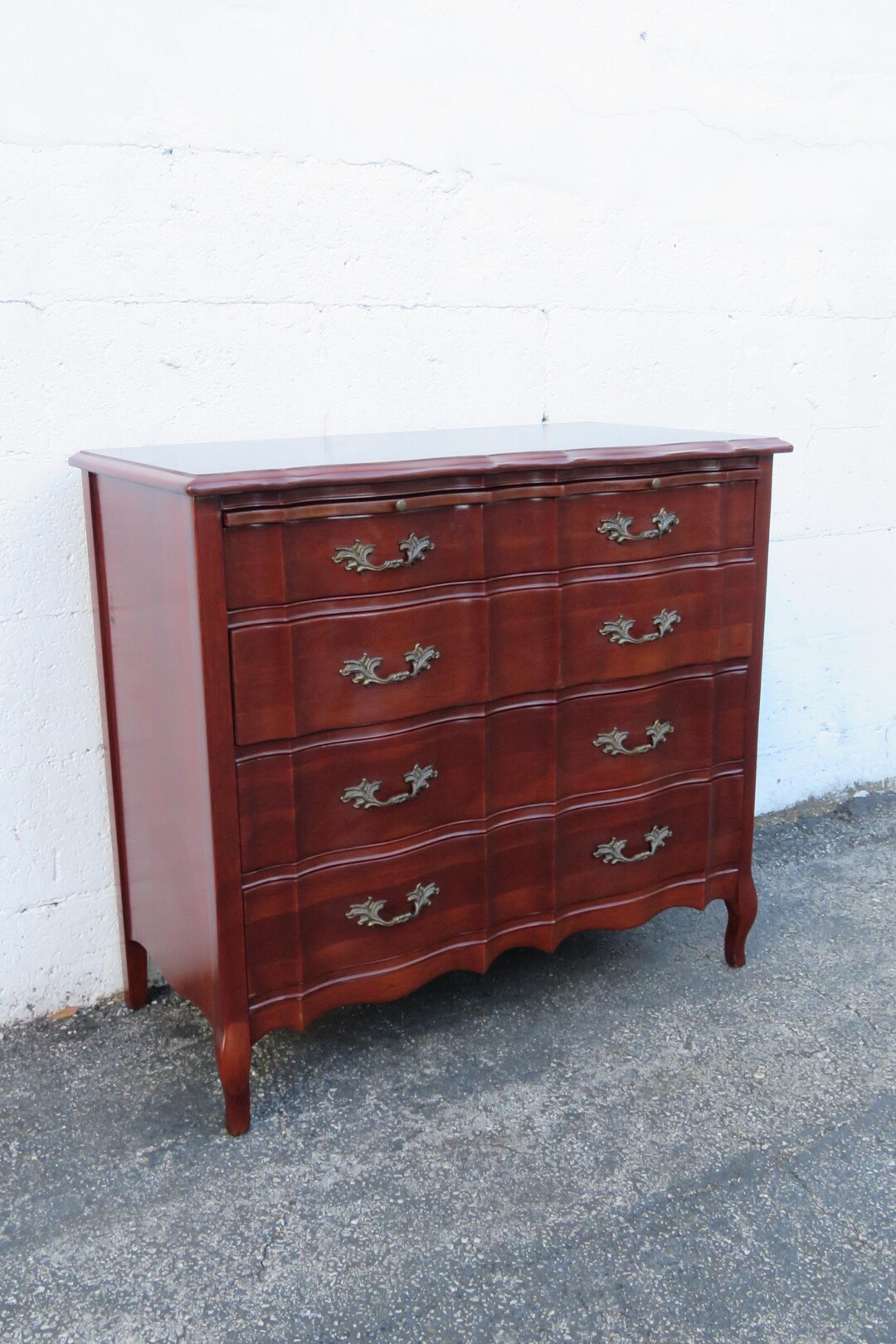 Permacraft Large Nightstand Bedside Table Small Dresser With Pullout ...