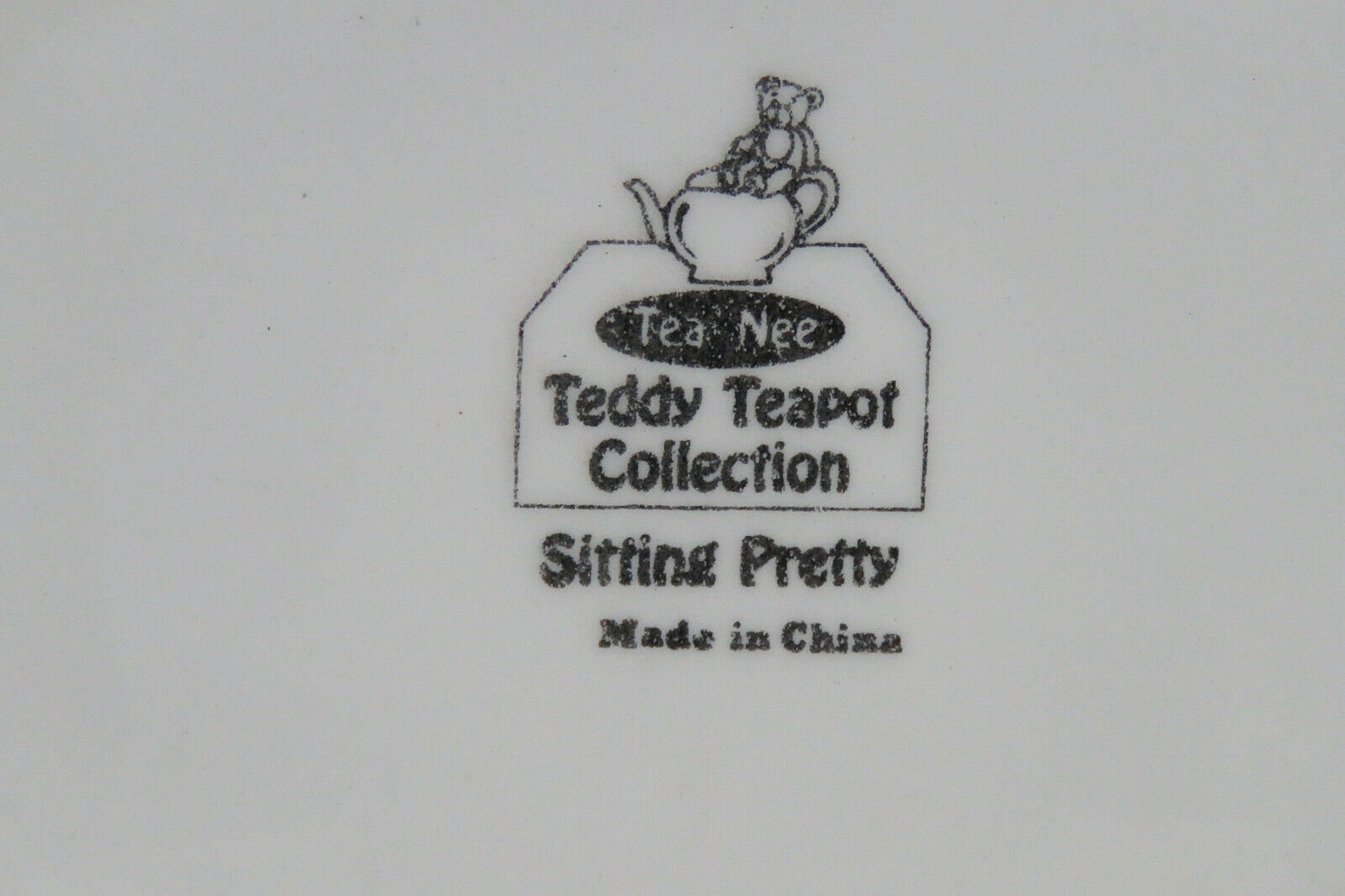 Tea Nee Sitting Pretty Teddy Bear Collection Vintage Teapot 1291B - Etsy