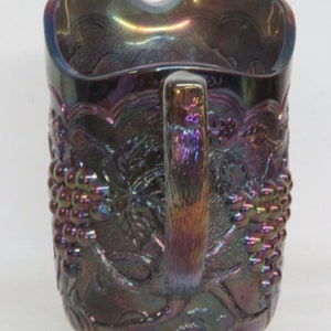 Imperial Grape Style Carnival Glass Amethyst Water Lemonade Pitcher 2883B - Etsy