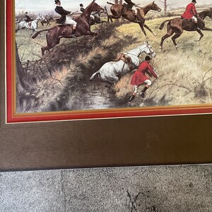 Vintage George Wright JC Penney Print Full Cry - Etsy