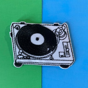 Custom Made Vinyl Record Player Patch - Etsy