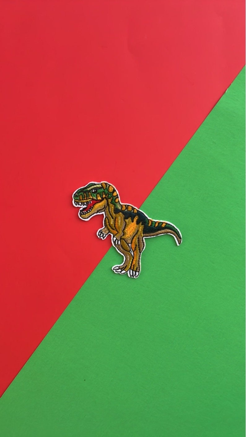 T Rex Dinosaur Patch Custom Made - Etsy
