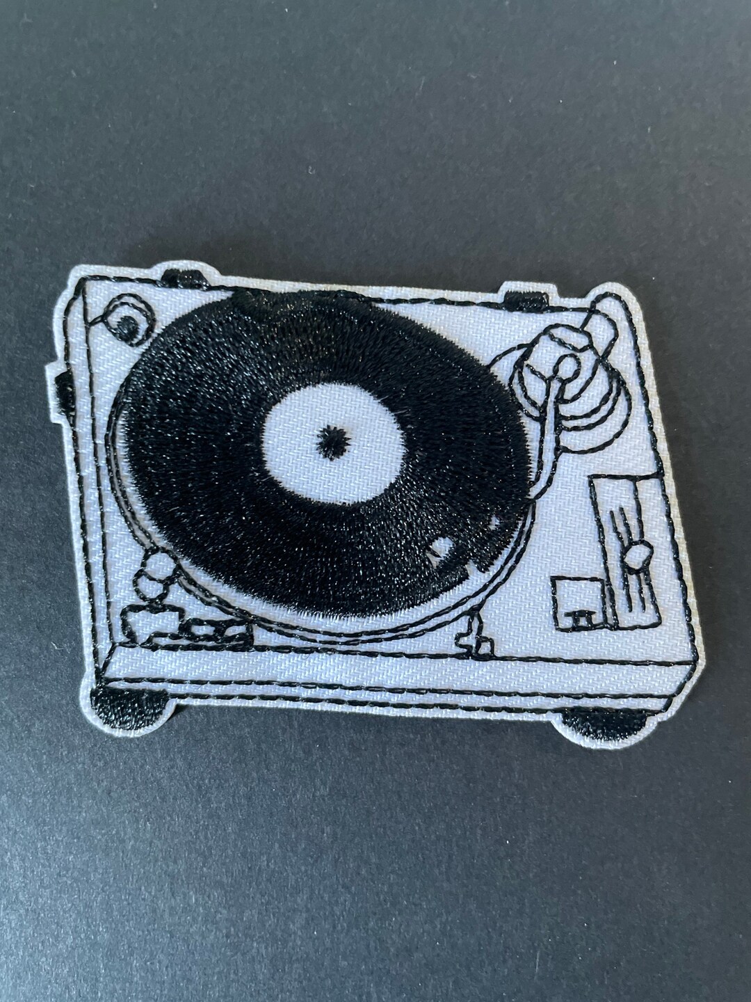 Custom Made Vinyl Record Player Patch - Etsy