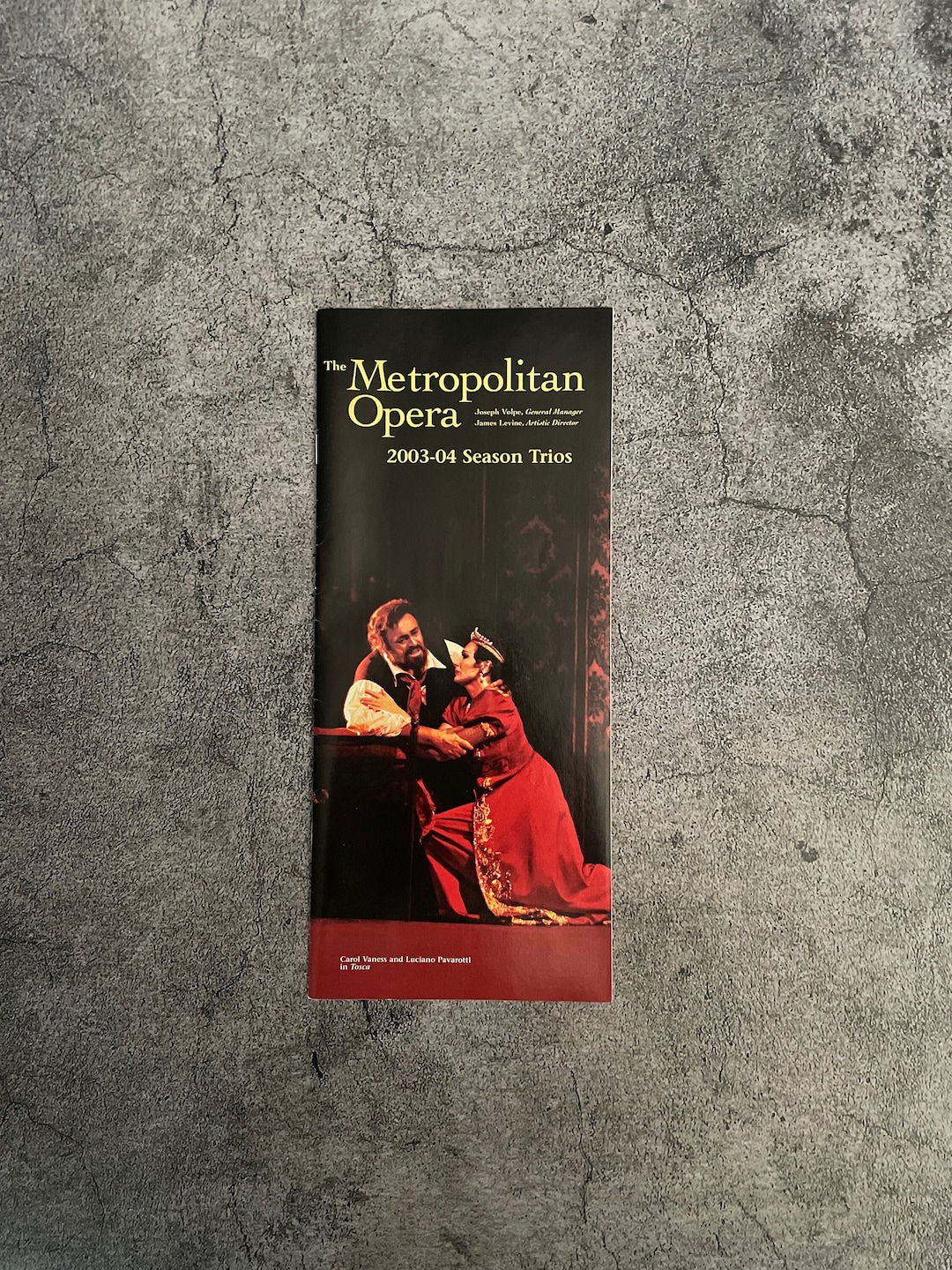 The Metropolitan Opera 2003-2004 Season Trios Brochure - Etsy