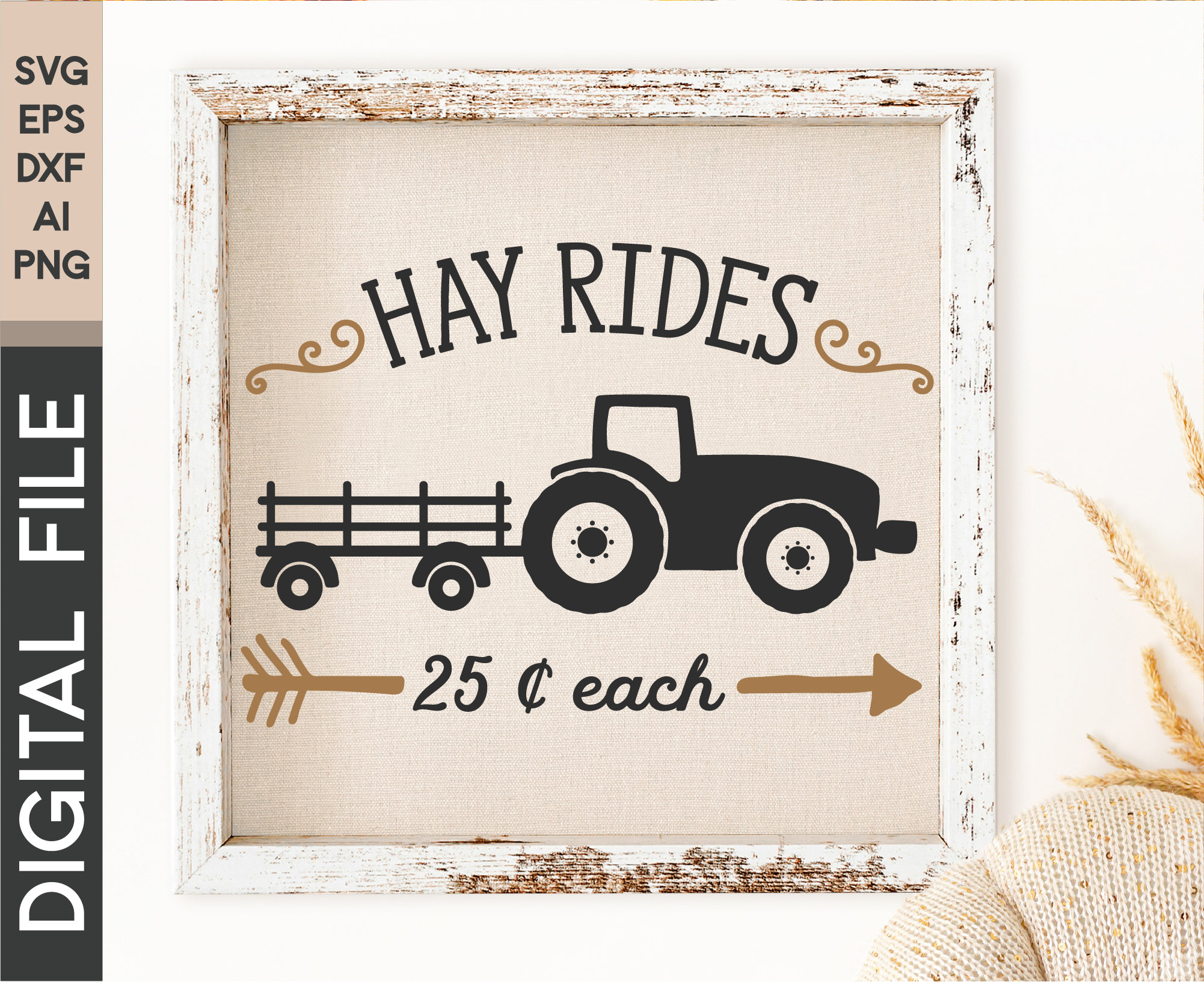 Hay Ride Sign