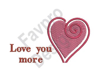 Heart Scroll Machine Embroidery Design