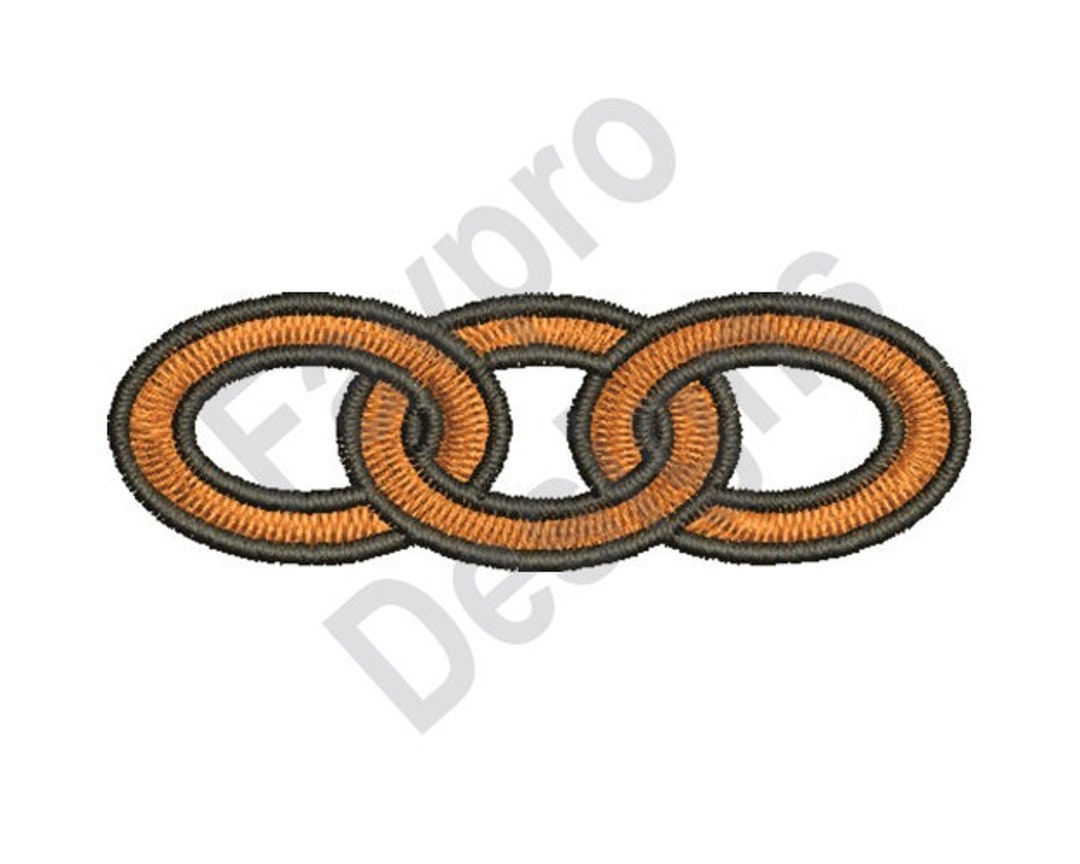 Chain Links - Machine Embroidery Design - Etsy