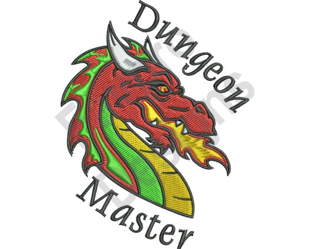 Dungeon Master - Machine Borduurwerk Ontwerp - Etsy Nederland
