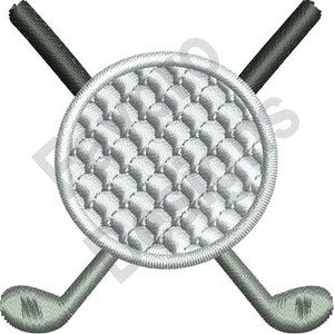 Golf Logo - Machine Embroidery Design - Etsy