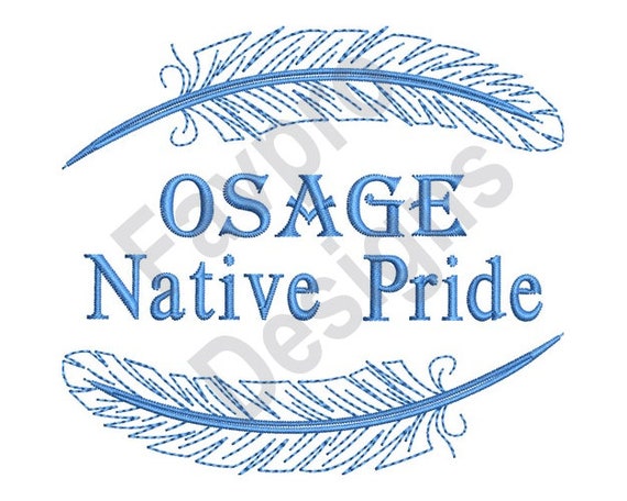 Native American Osage Pride Machine Embroidery Design | Etsy