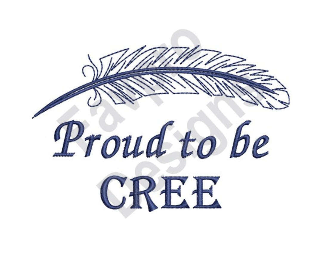 Native American Cree Pride - Machine Embroidery Design - Etsy