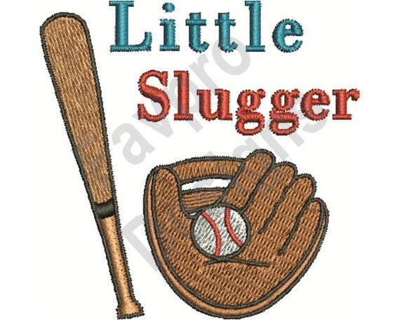 Little Slugger Machine Embroidery Design | Etsy
