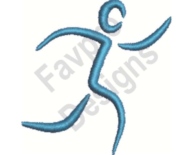 Runner - Machine Embroidery Design - Etsy