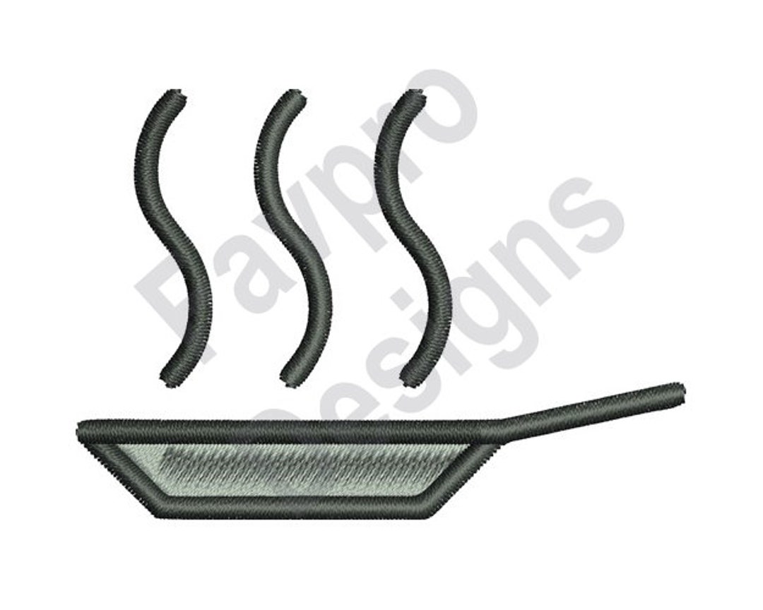 Frying Pan - Machine Embroidery Design - Etsy