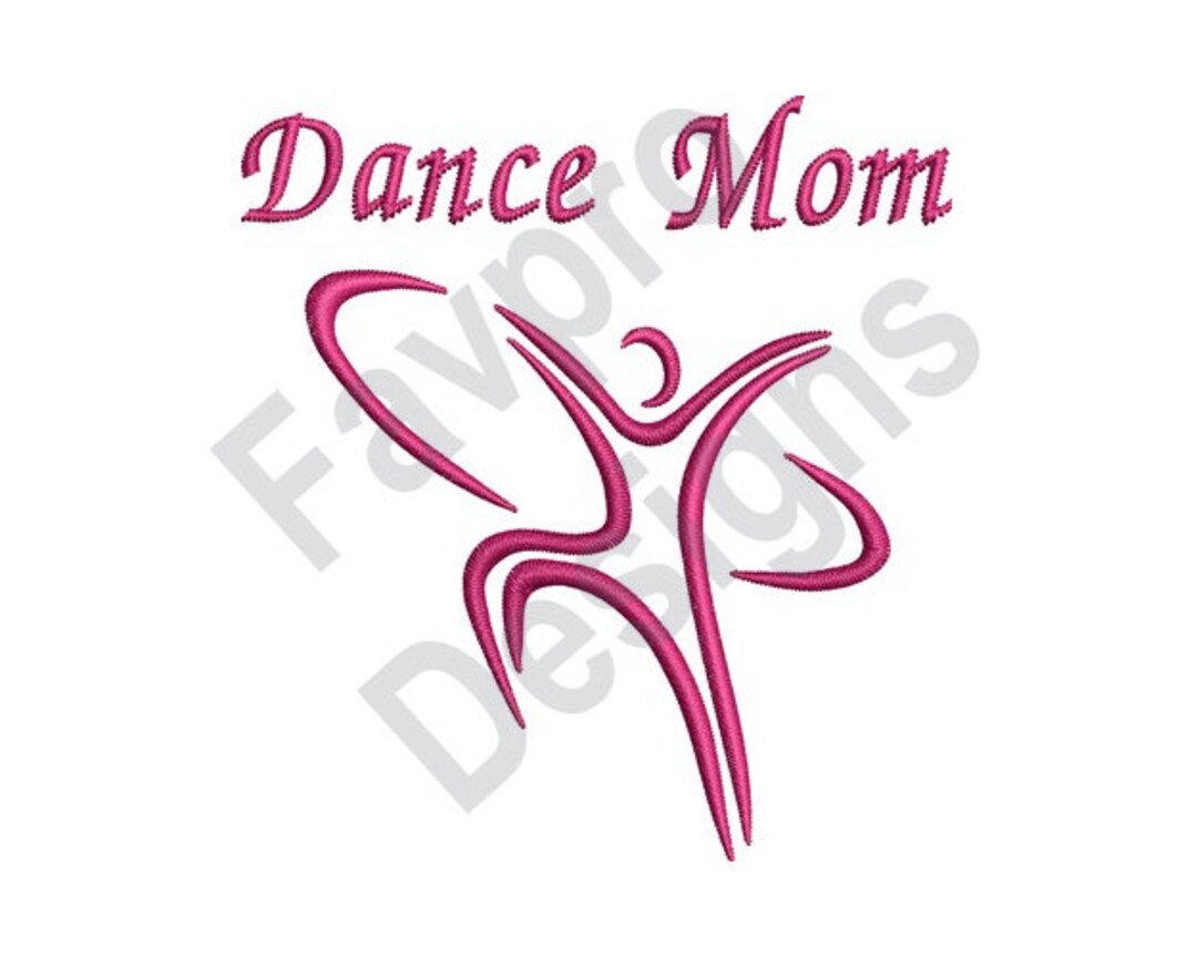 Dance Mom - Machine Embroidery Design - Etsy