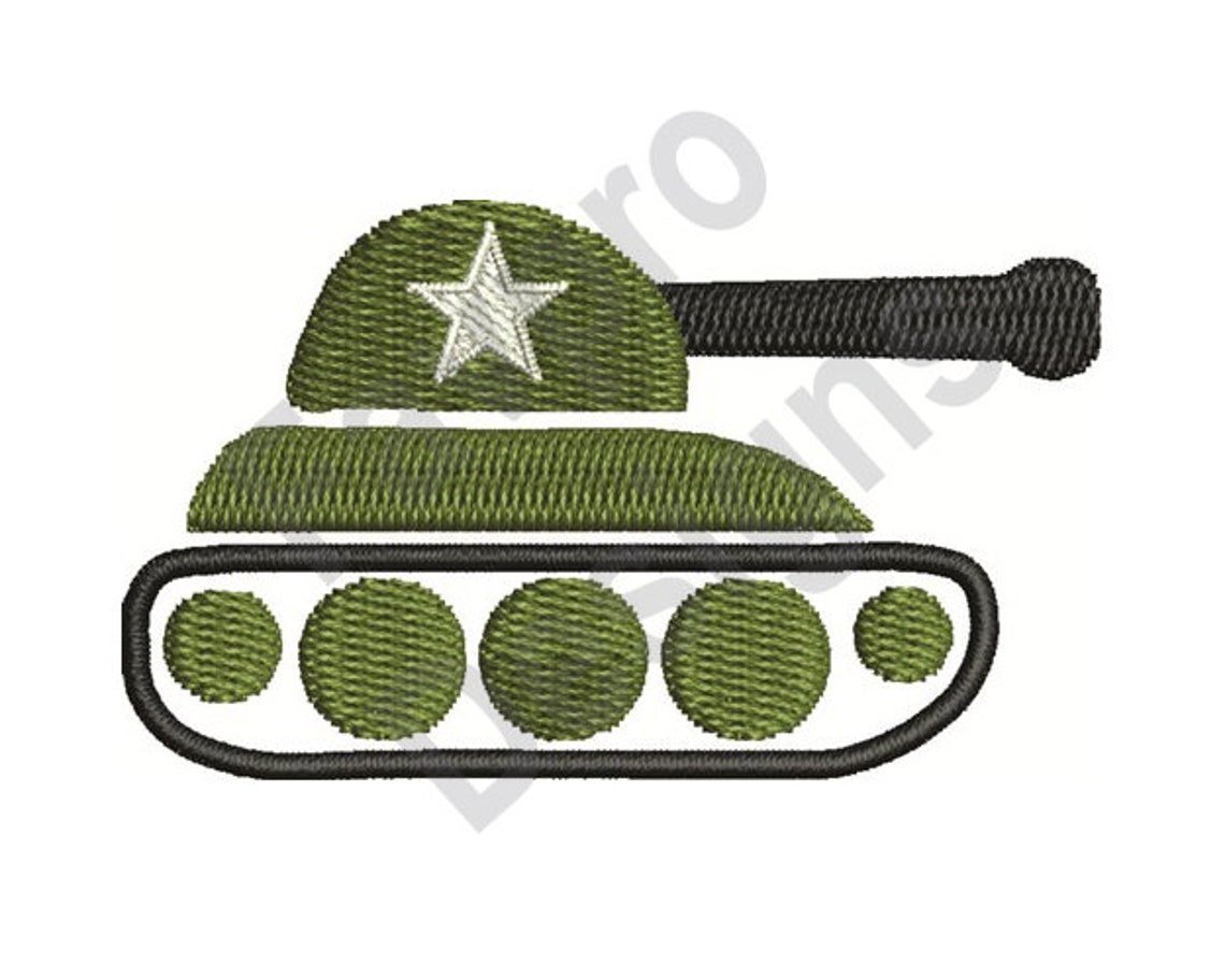 Army Tank - Machine Embroidery Design - Etsy