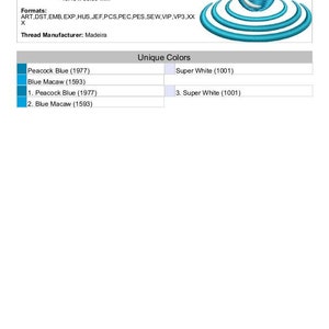 Water Ripples - Machine Embroidery Design - Etsy