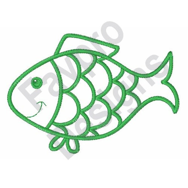 Fish Embroidery - Etsy