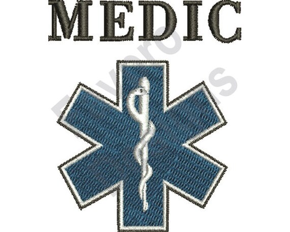 Medic Machine Embroidery Design | Etsy