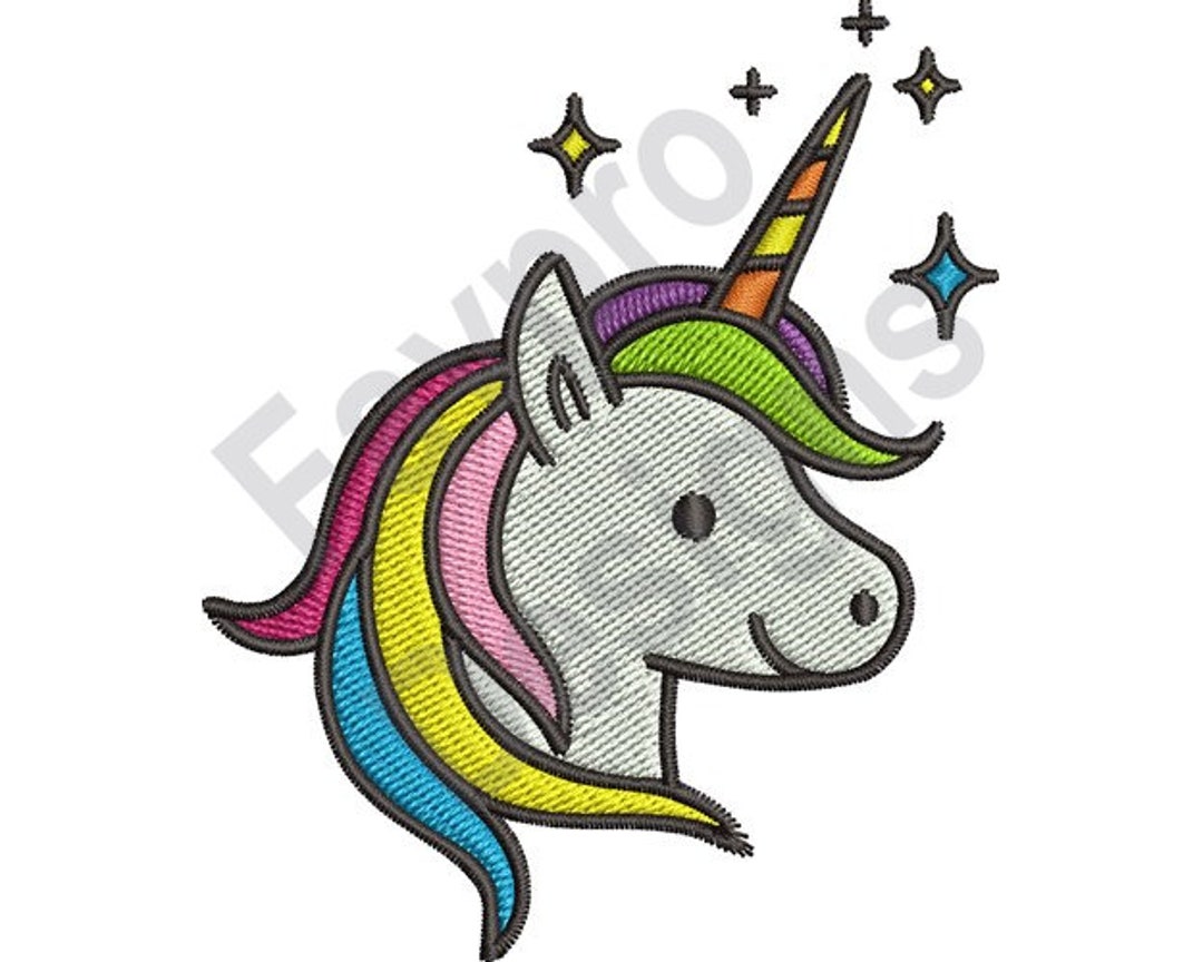 Unicorn - Machine Embroidery Design - Etsy
