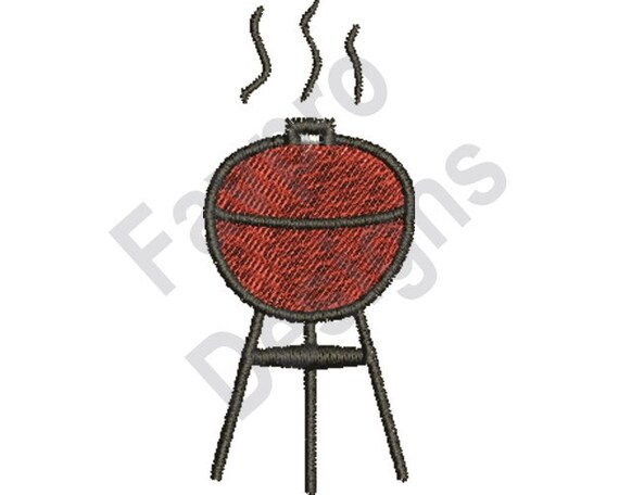 Bbq Grilling Machine Embroidery Design - Etsy
