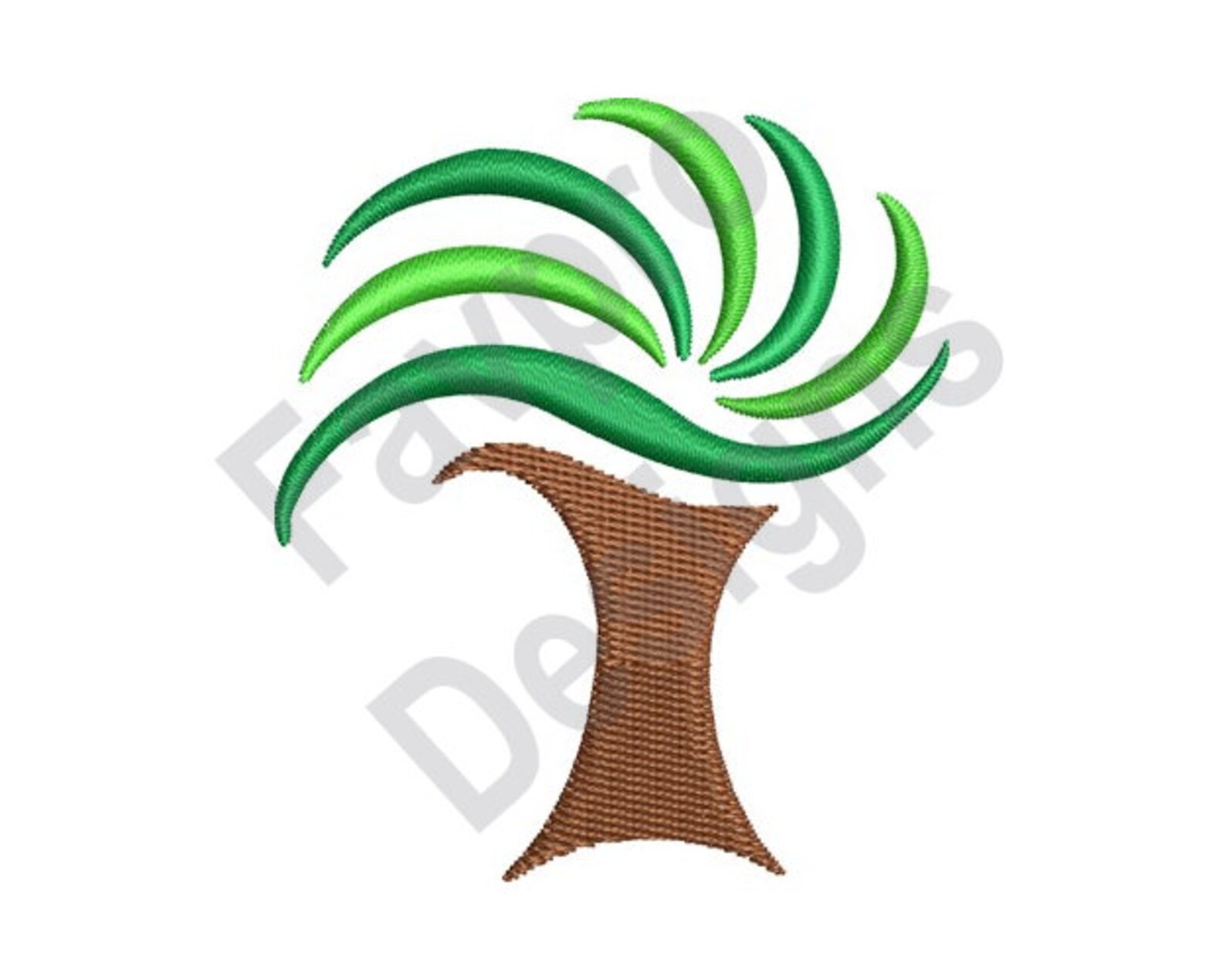 Tree Machine Embroidery Design - Etsy