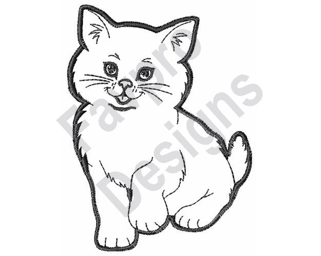 Kitten Outline
