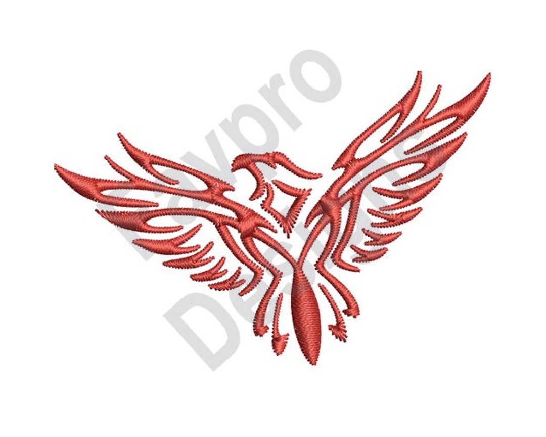 Fire Bird - Machine Embroidery Design - Etsy