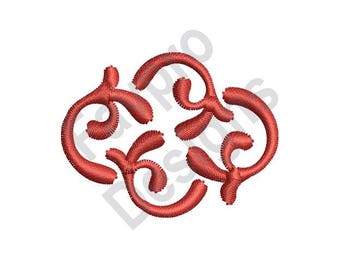 Swirl embroidery | Etsy