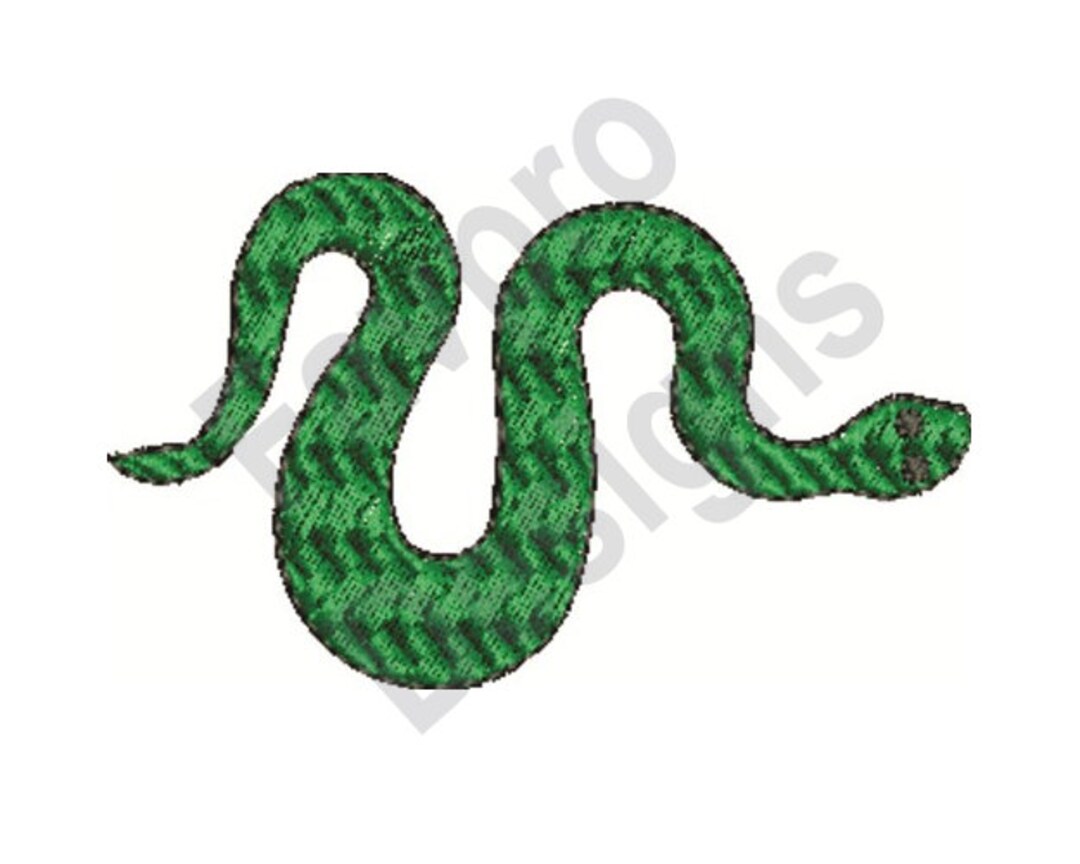 Snake - Machine Embroidery Design - Etsy