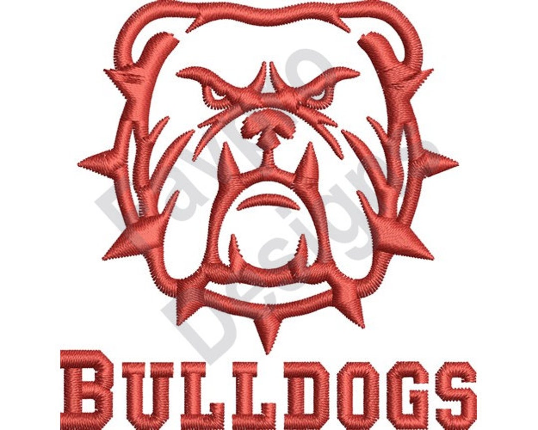 Bulldogs - Machine Embroidery Design - Etsy