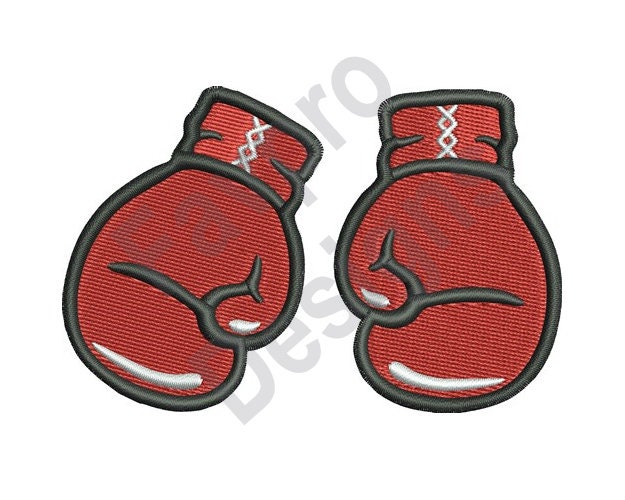 Boxing Gloves Machine Embroidery Design - Etsy