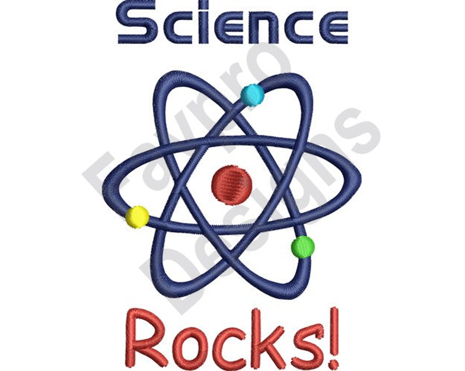Science Rocks Machine Embroidery Design - Etsy