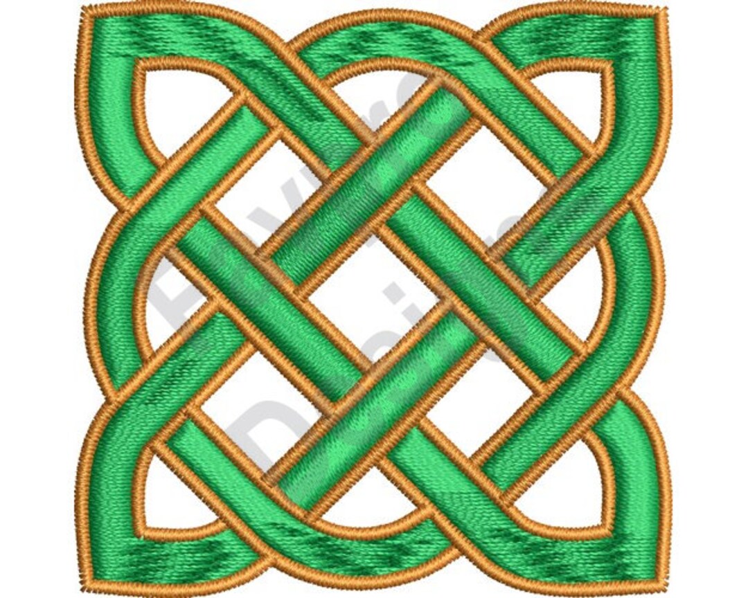 Celtic Knot Square - Machine Embroidery Design - Etsy