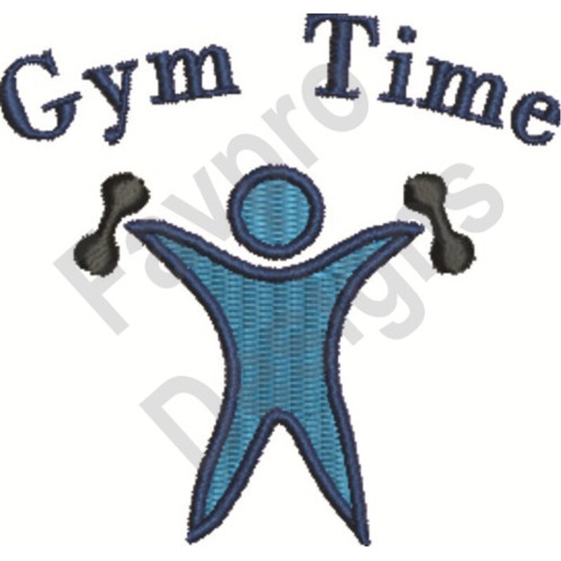 Gym Embroidery - Etsy