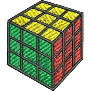 Rubiks Cube - Machine Embroidery Design - Etsy