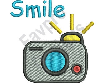 Folding Camera Machine Embroidery Design, Embroidery Designs, Machine ...