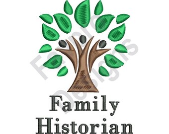 Family Tree Machine Embroidery Design - Etsy