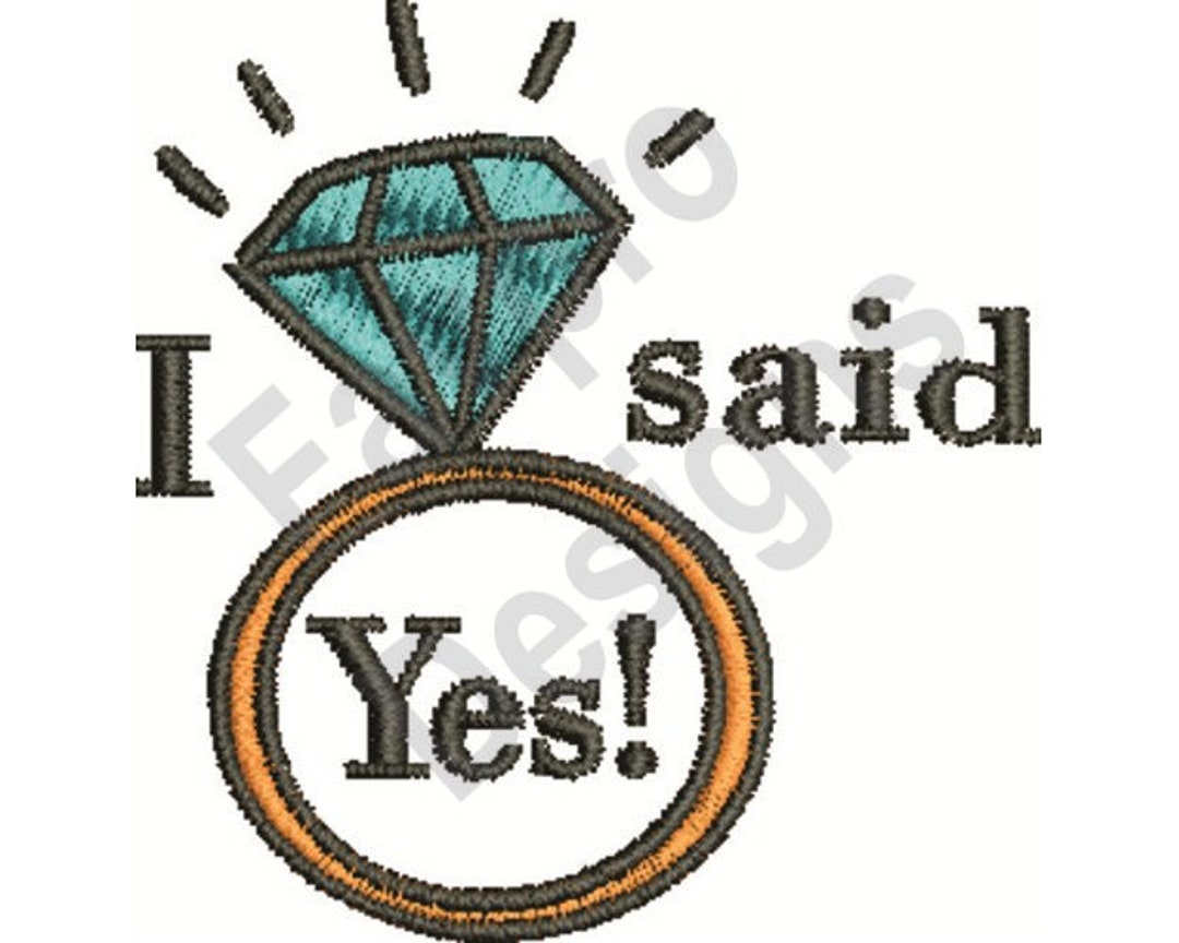 Diamond Ring - Machine Embroidery Design - Etsy