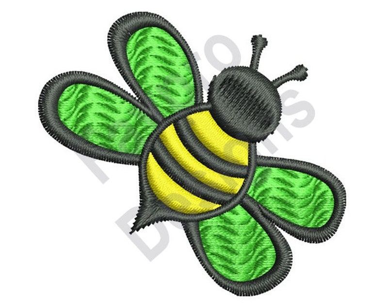 Bumble Bee Machine Embroidery Design - Etsy
